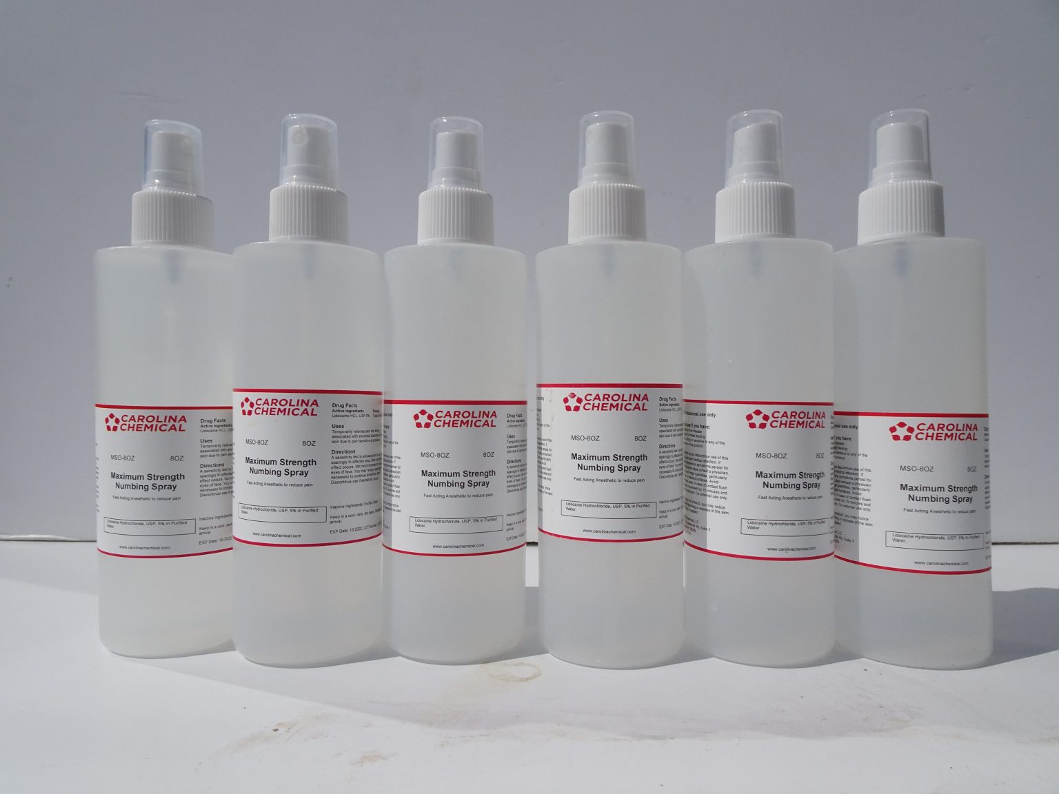 Lidocaine Numbing Topical Anesthetic Spray - Carolina Chemical